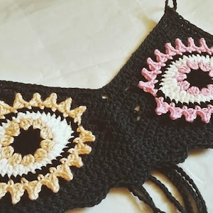 CROCHET PATTERN | Crochet Eye Applique Pattern | Beginner Friendly ...