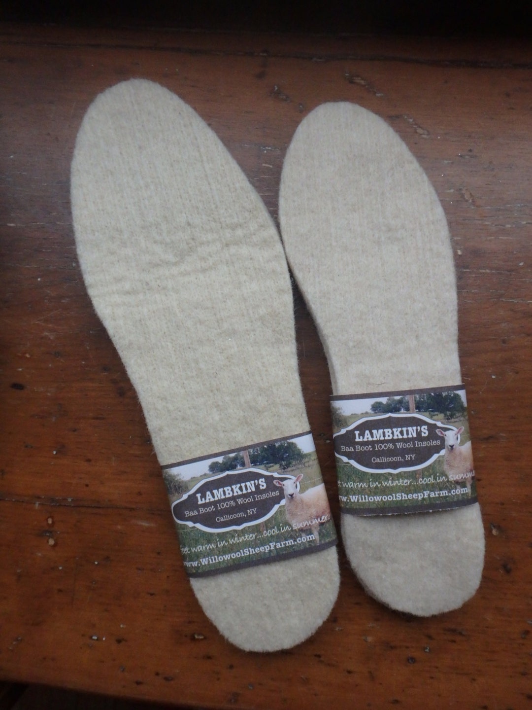 100% Wool Felt Insoles in White Only - Etsy