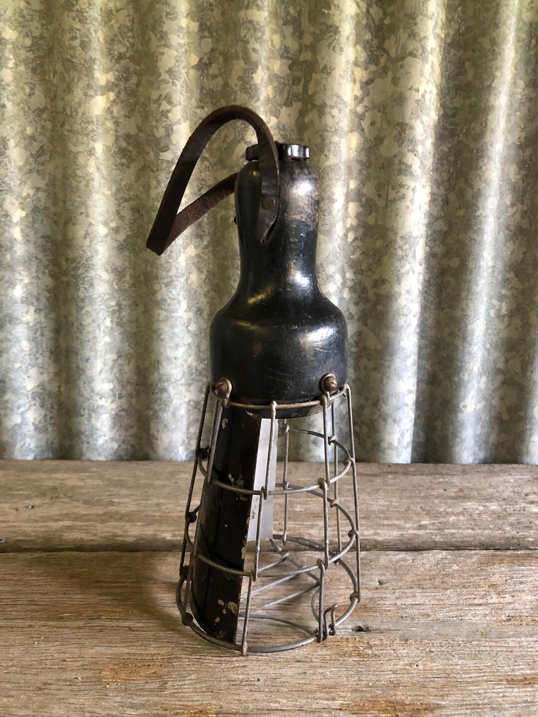 Vintage 1930's Rowco Inspection Light - Trouble Light - Industrial ...