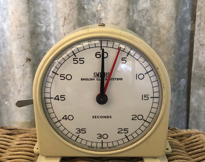Vintage Smiths English Clock Systems - Seconds and Minutes Timer ...