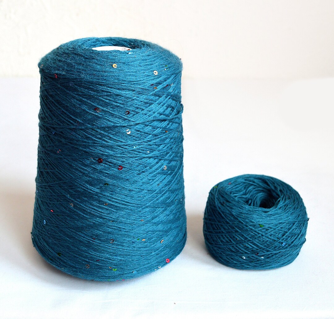 Soft Italian Sequin 100% Merino Yarns, 50 Grams / 1.76 Oz Balls - Etsy