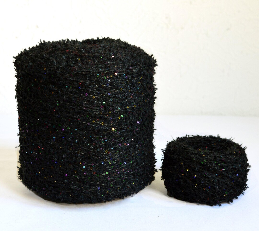 Sparkly Italian Sequin Knitting Flag Yarns, 50 Grams / 1.76 Oz Balls - Etsy