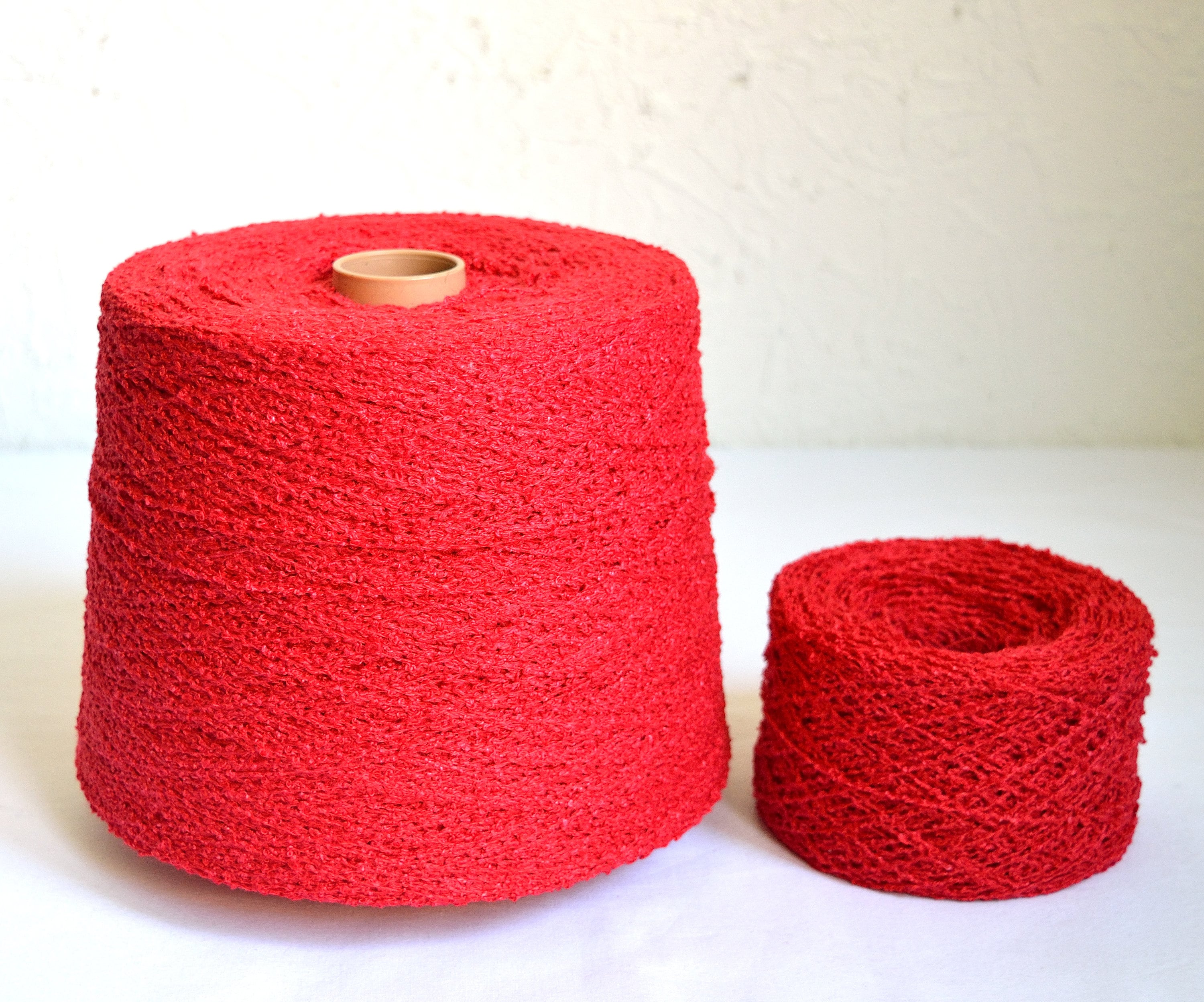 100% natural boucle linen yarns 100g / 35 oz balls | Etsy