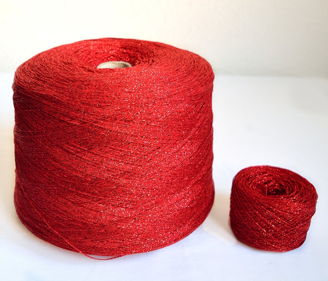 Italian Viscose - Lurex Yarns, 50 Grams / 1.76 Oz Balls - Etsy