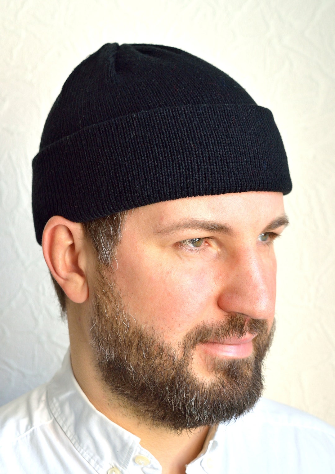 Hand Made 100% Cashmere Men's Short Beanie - Etsy