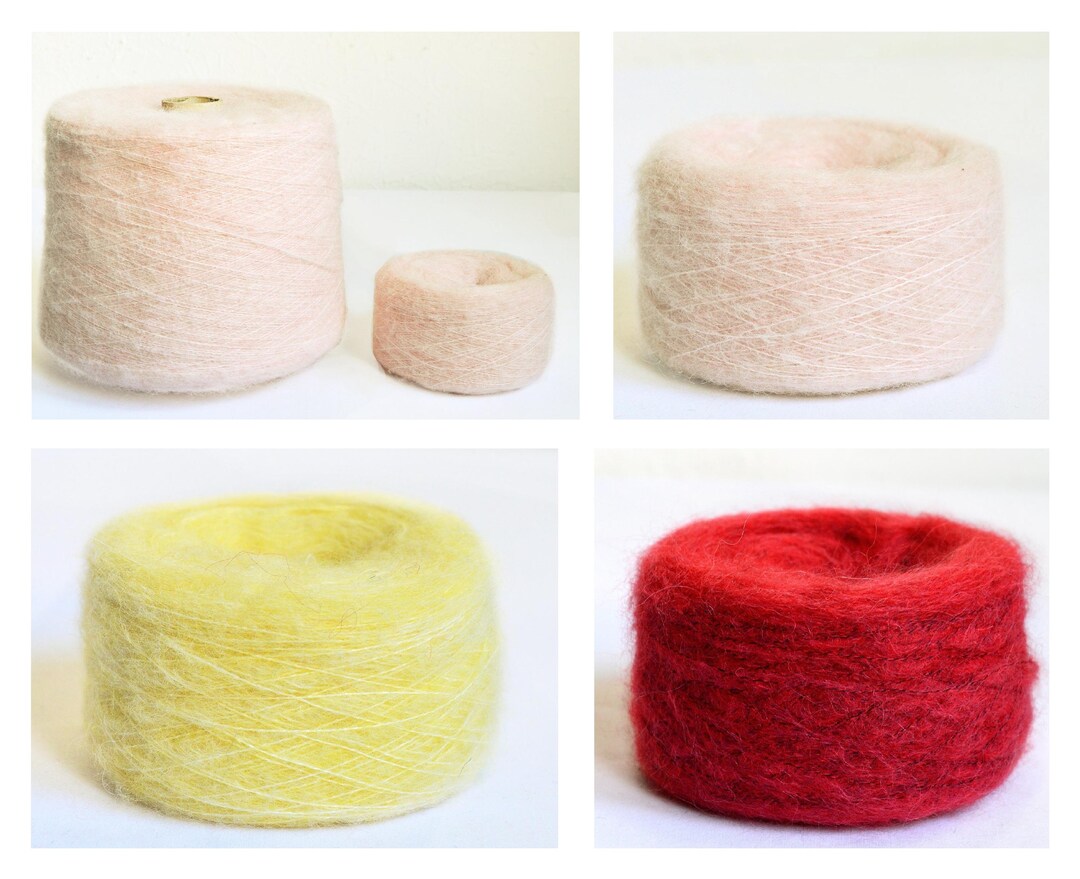 Italian Alpaca - Virgin Wool Knitting Yarns, 50 Grams / 1.76 Oz Balls ...
