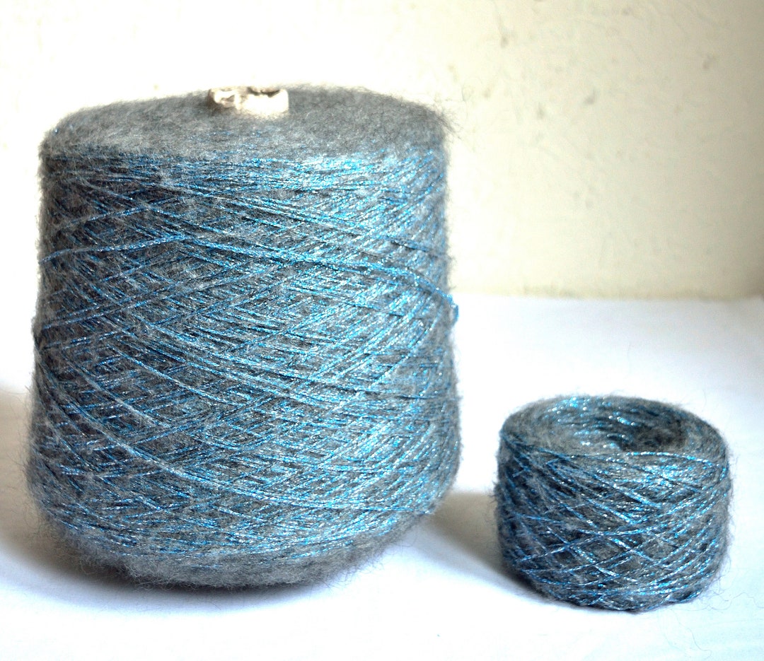 Italian Mohair With Shiny Thread Yarns 50 Grams / 1.76 Oz - Etsy