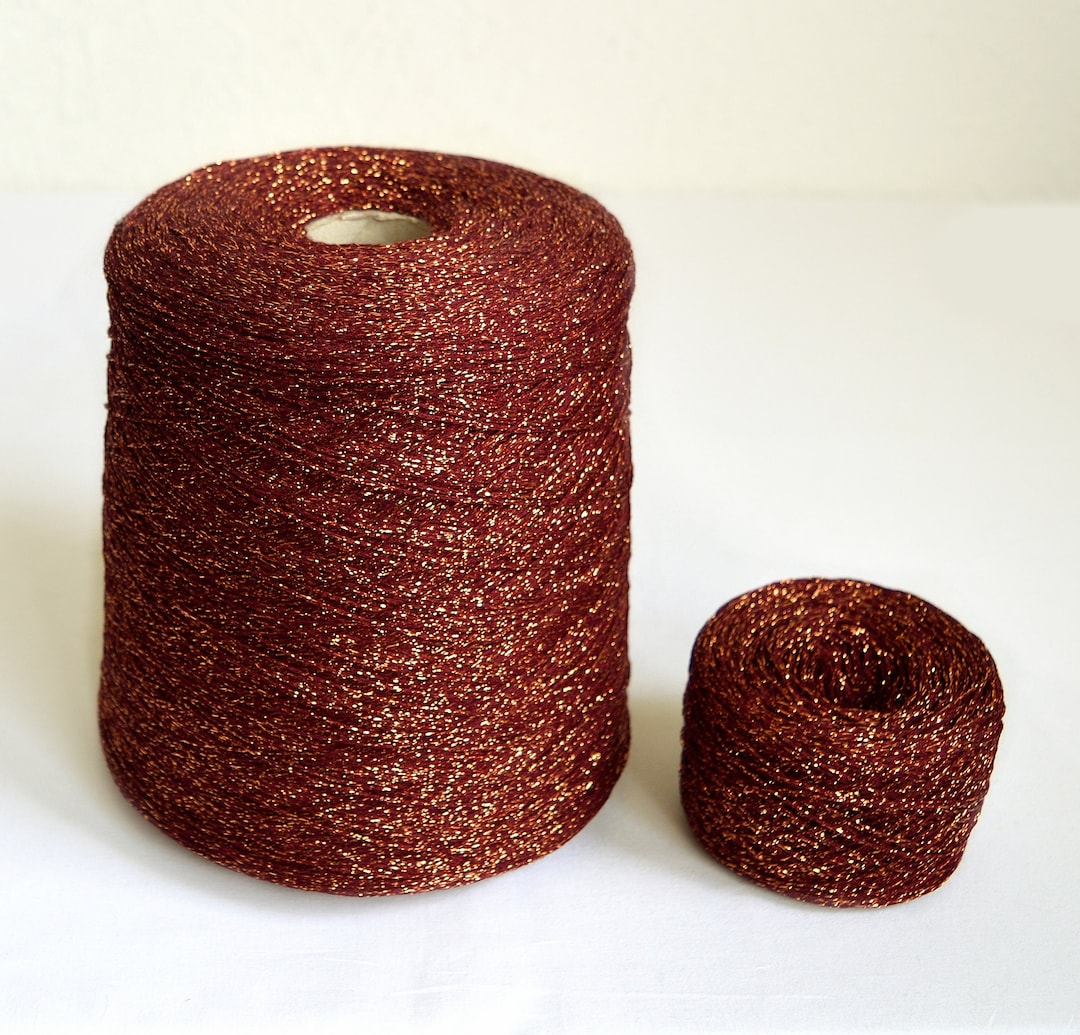 Italian Viscose - Lurex Knitting Yarns, 50 Grams / 1.76 Oz Balls - Etsy