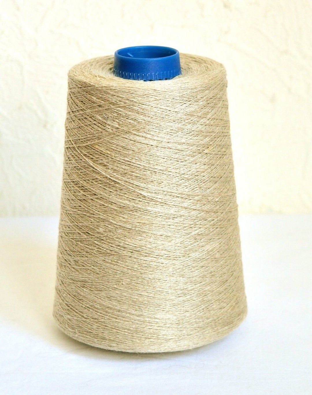 Natural Undyed 100% Linen Knitting and Weaving Yarns, 1.1 Lb / 500 ...