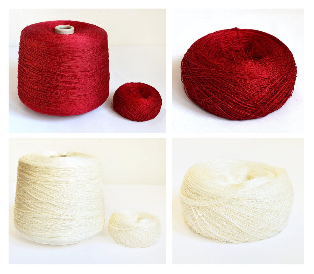 Italian Organic Cotton - Viscose Yarns, 50 Grams / 1.76 Oz Balls - Etsy