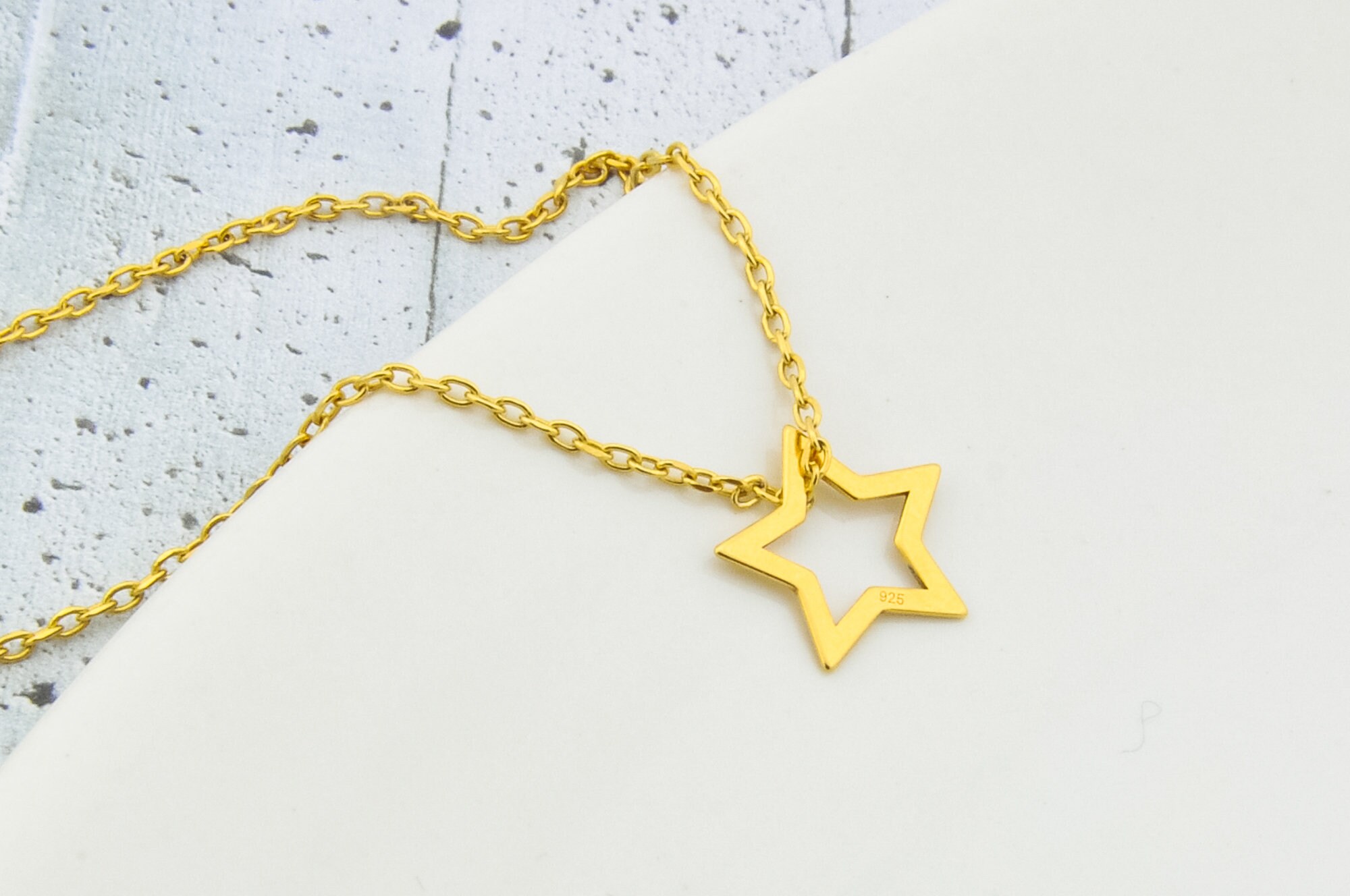 Star Necklace Little Star Sterling Silver Chain and Charm - Etsy Canada