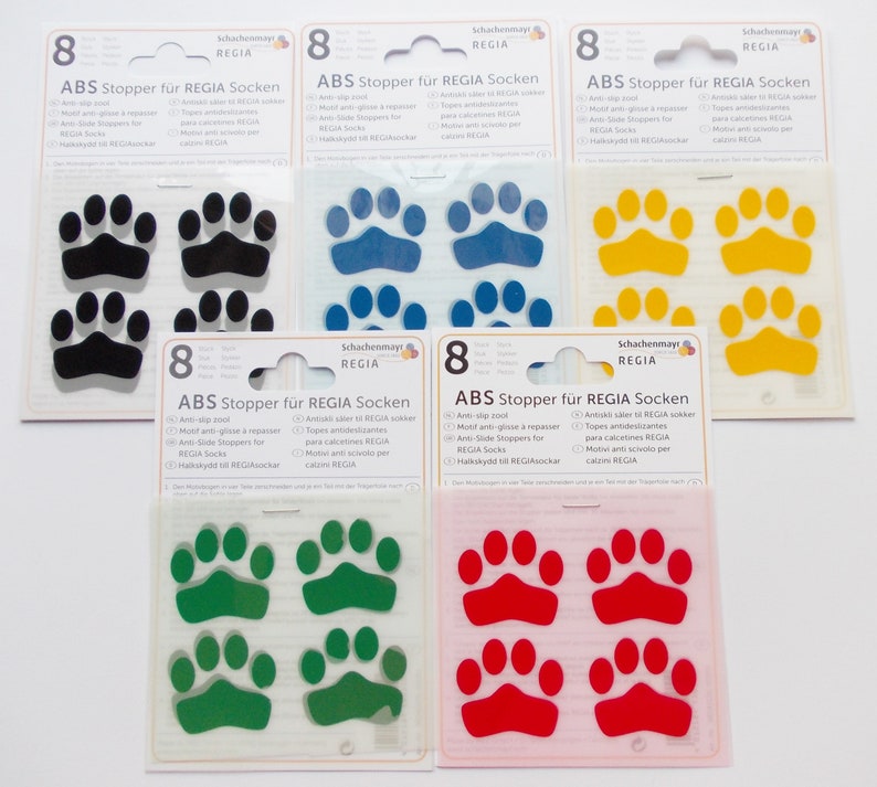 Regia ABS Sockenstopper, Stopper für Socken, verschiedene Farben - Etsy.de