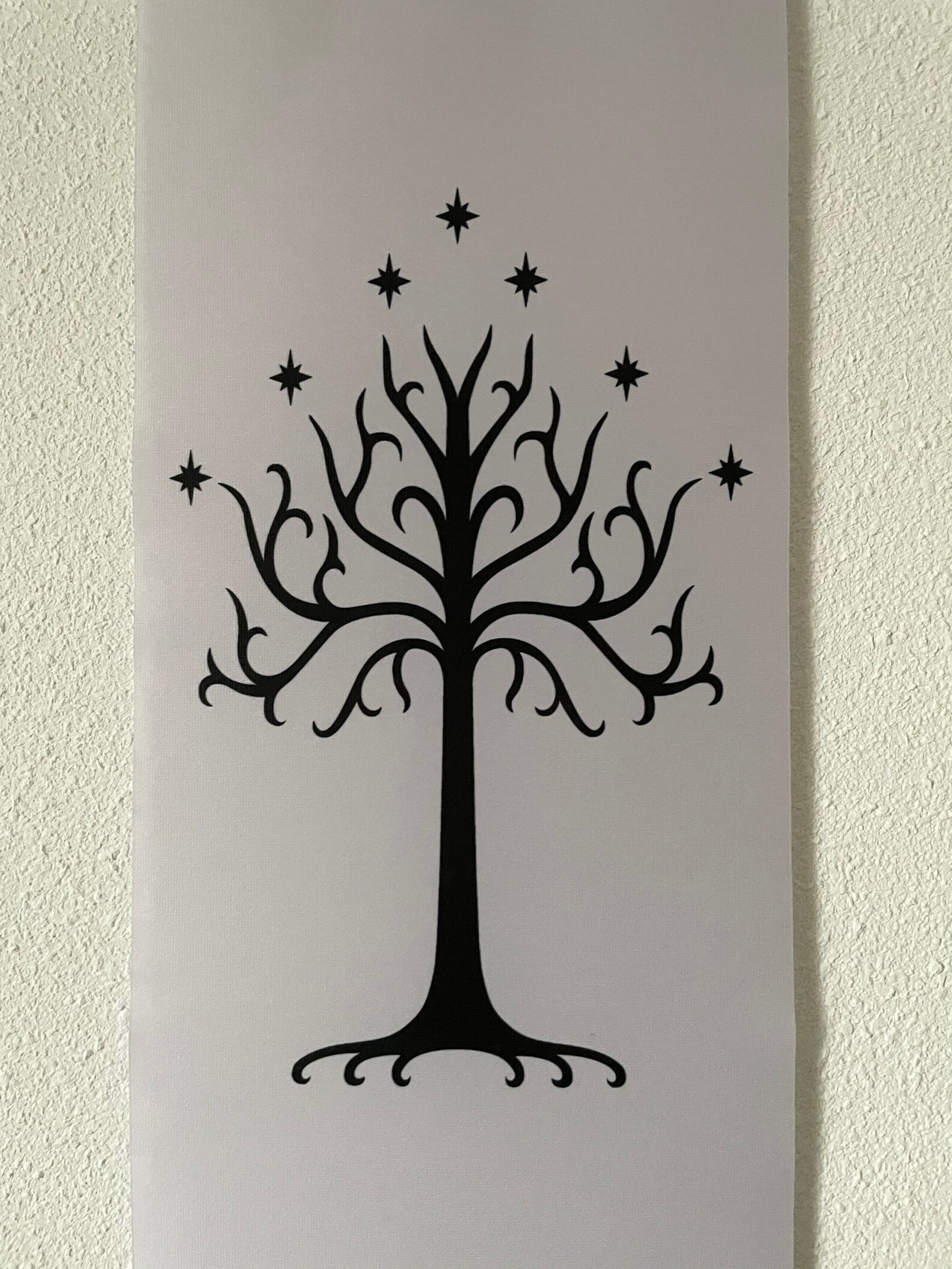 Lord of the Rings Minas Tirith, Black Tree, High Quality Banner ...