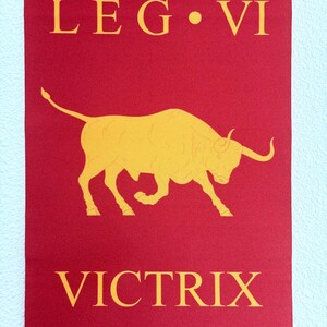 Roman Legion, Legio VI Victrix, Roman Empire, High Quality Banner ...