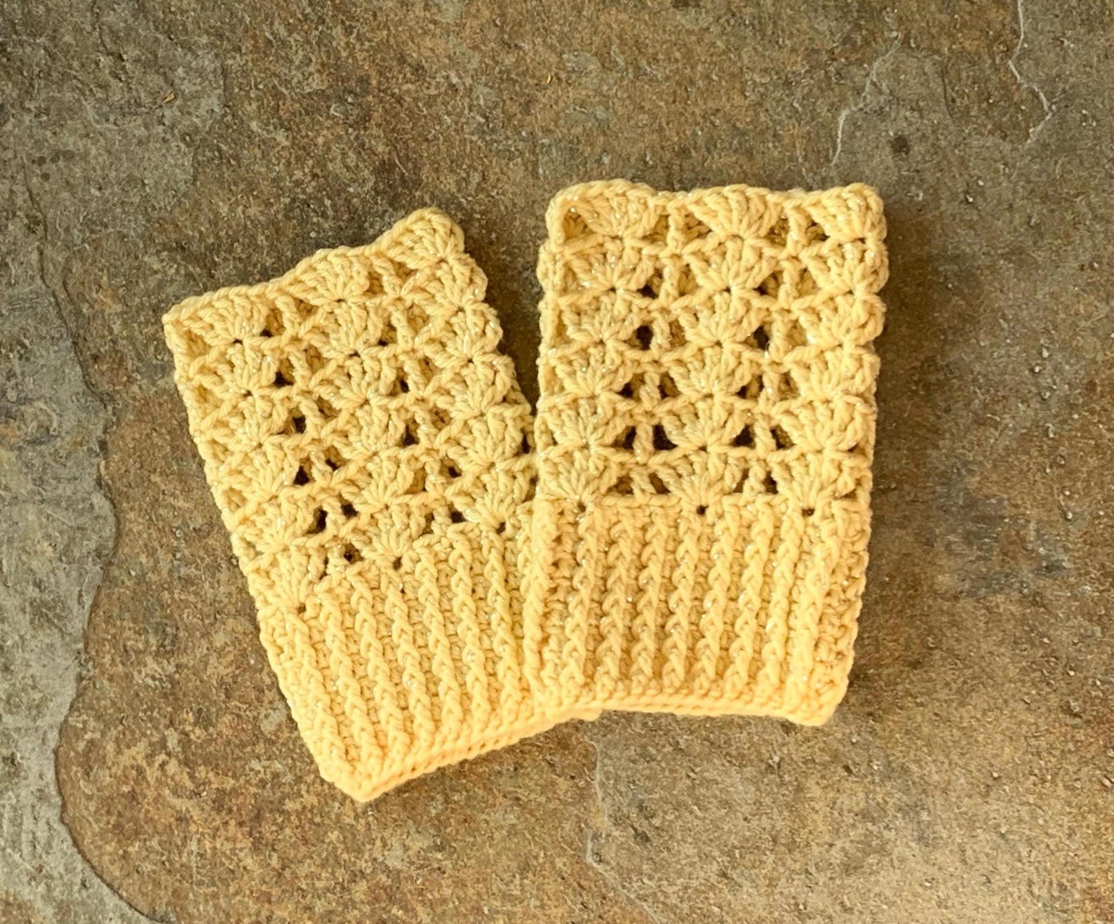 Handwarmers Merino With Silver Sparkle - Etsy
