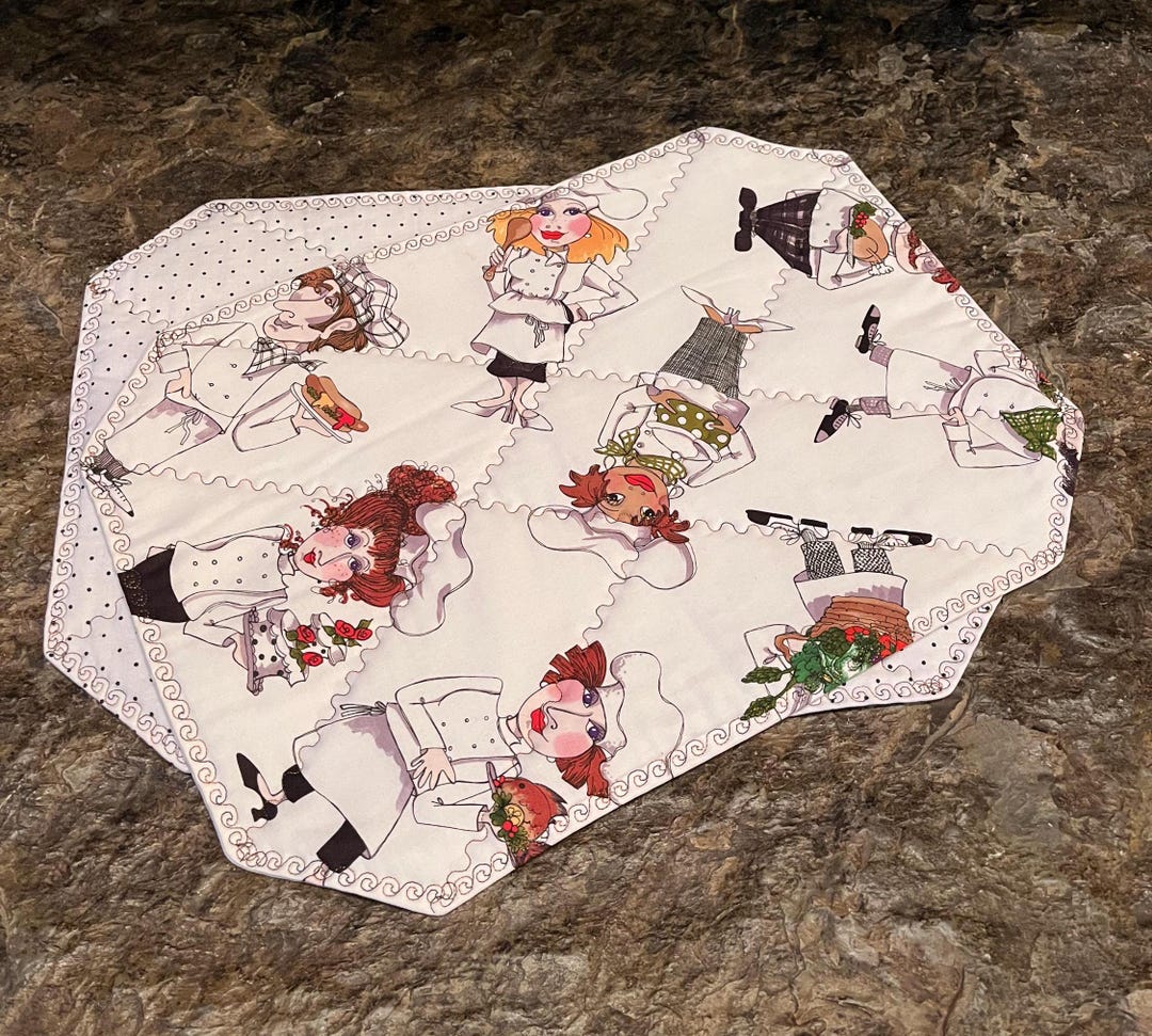 French Chef Placemats - Etsy