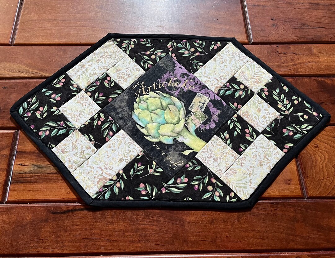 Quilted Diamond Shape Vegetable Placemats - Etsy