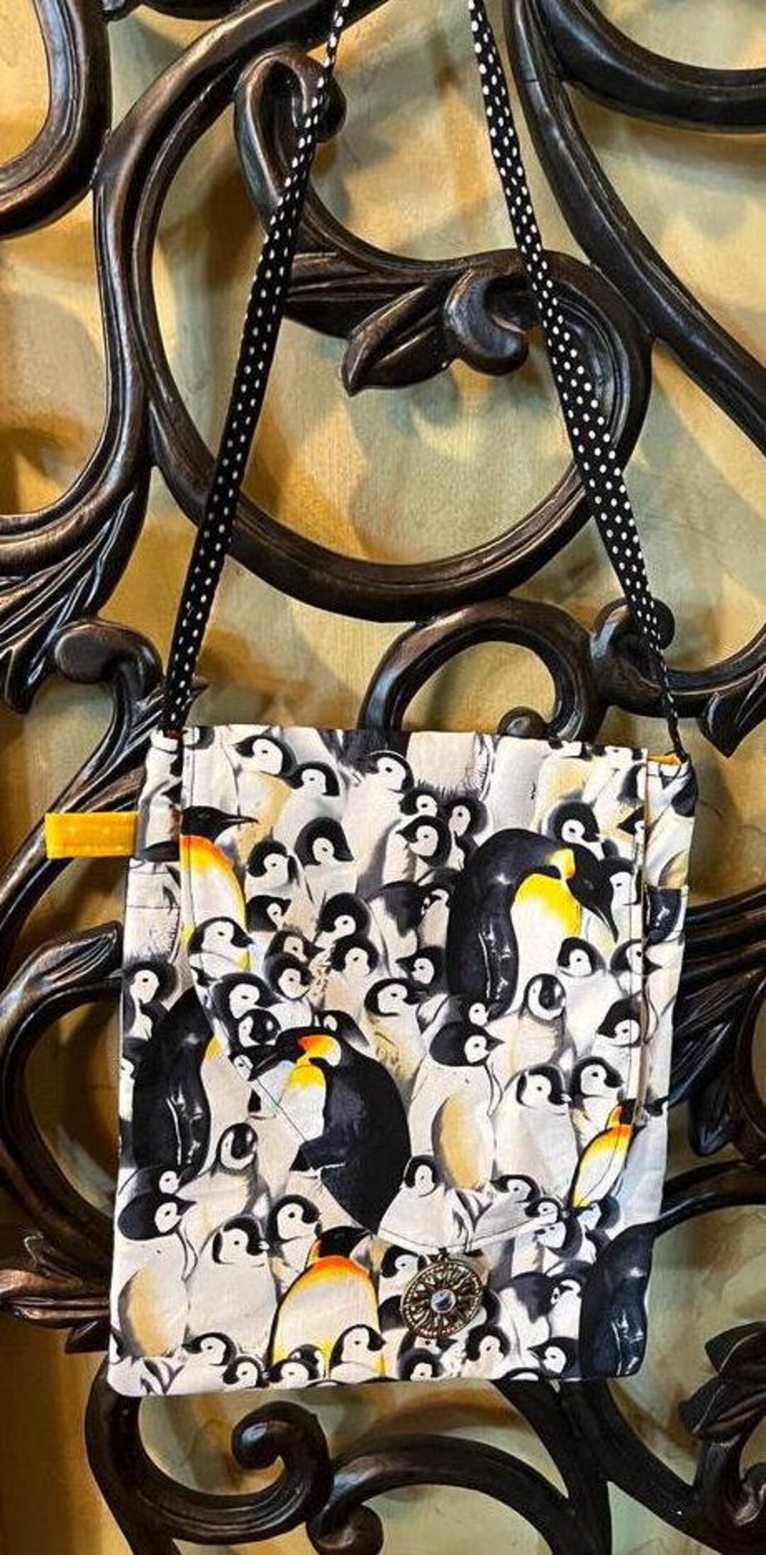 Reversible Crossbody Penguin Fabric Purse - Etsy