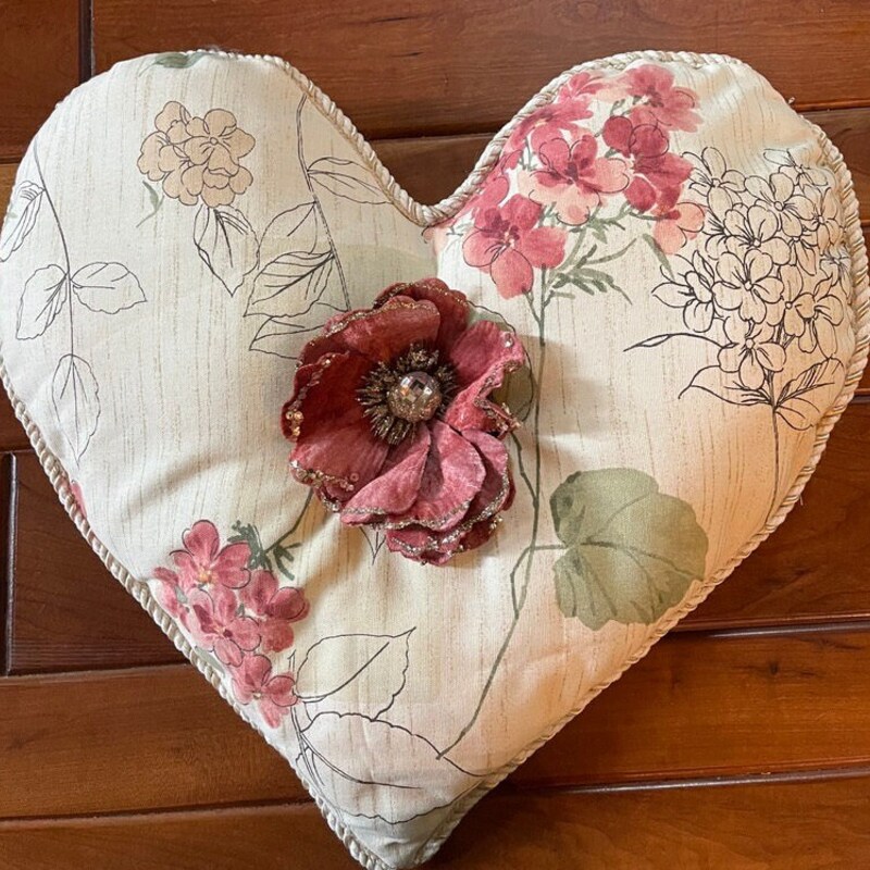 Heart Pillow - Etsy
