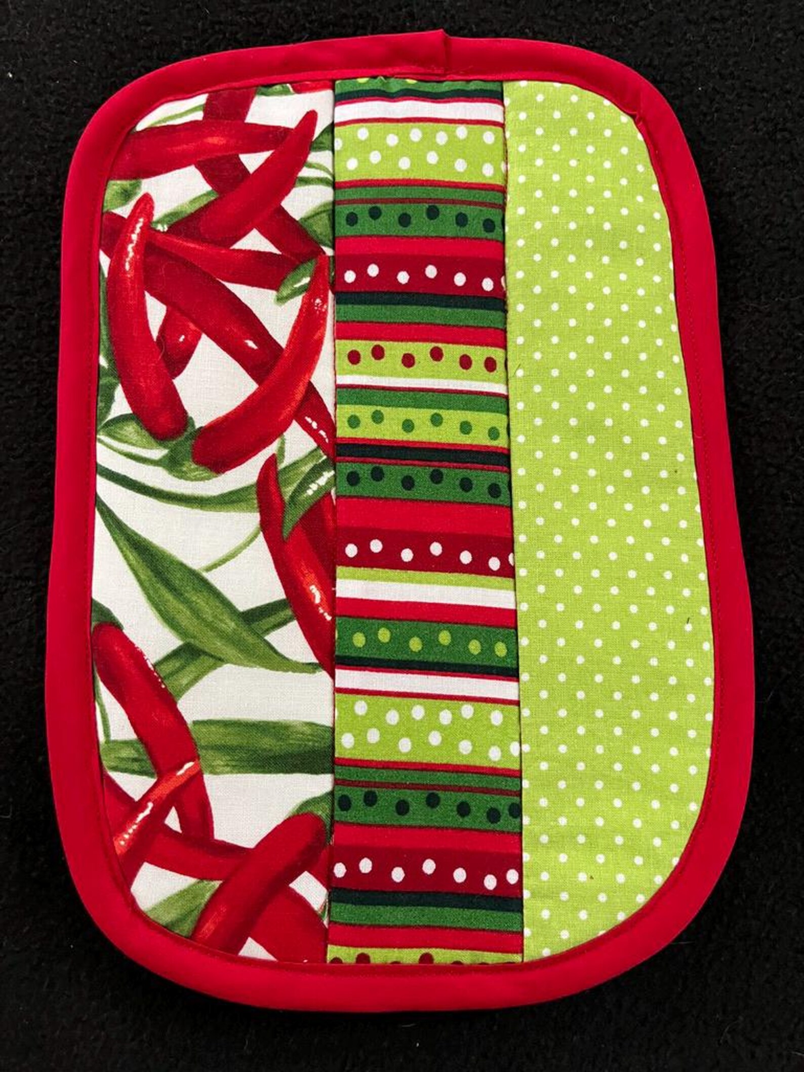 Pieced Chili Pepper Hot Pad - Etsy