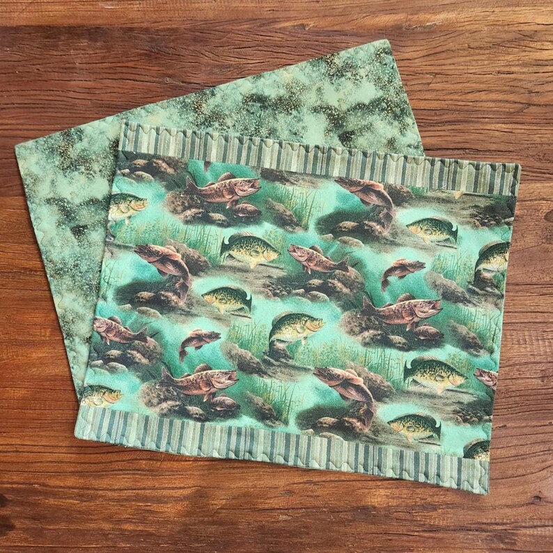 Reversible Fish Placemats - Etsy