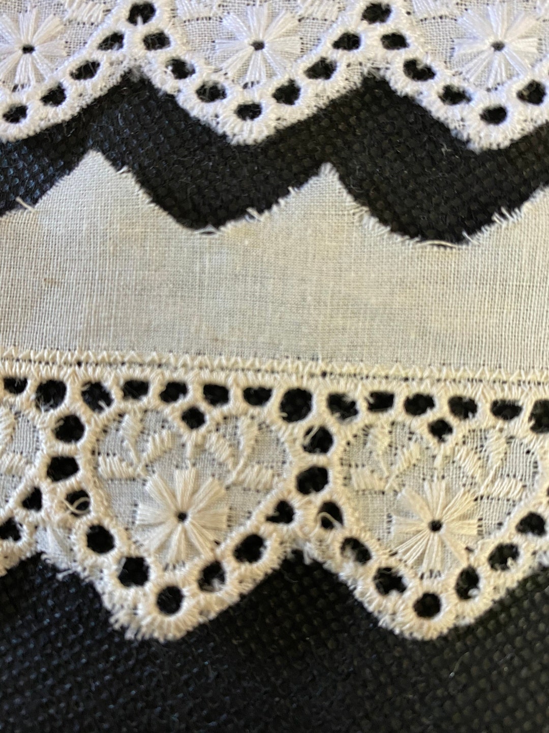 5 Yds 2” White Eyelet Narrow Eyelet Trim Heart Edging Heart Eyelet ...