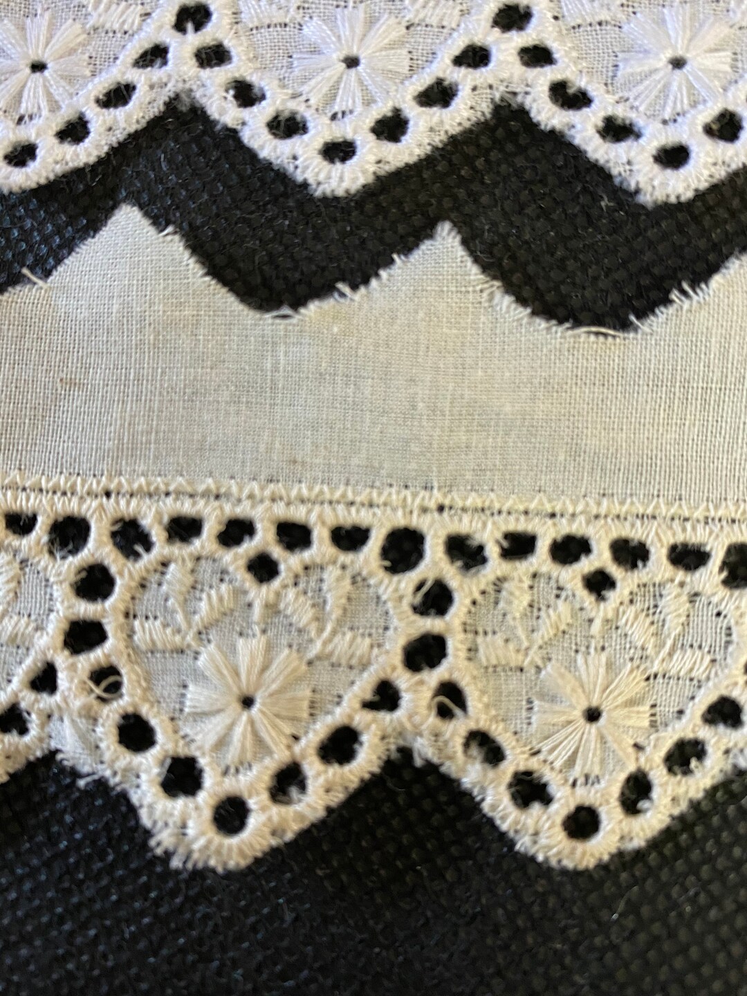 5 Yds 2 White Eyelet Narrow Eyelet Trim Heart Edging Heart - Etsy