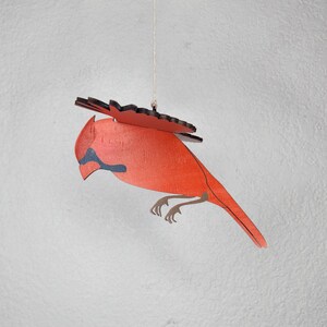 Hanging Cardinal Bird Mobile Decor - Etsy