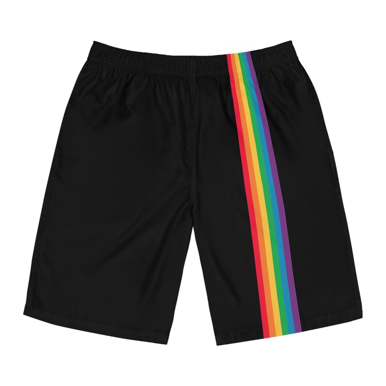 Board Shorts, Rainbow Gay Pride Flag, Swim Trunks, Rainbow Shorts, LGBT ...