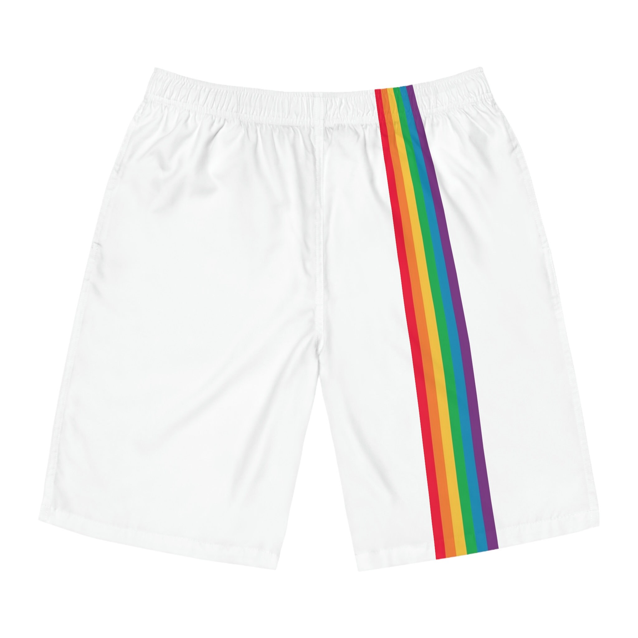 Board Shorts, Rainbow Gay Pride Flag, Swim Trunks, Rainbow Shorts, LGBT ...