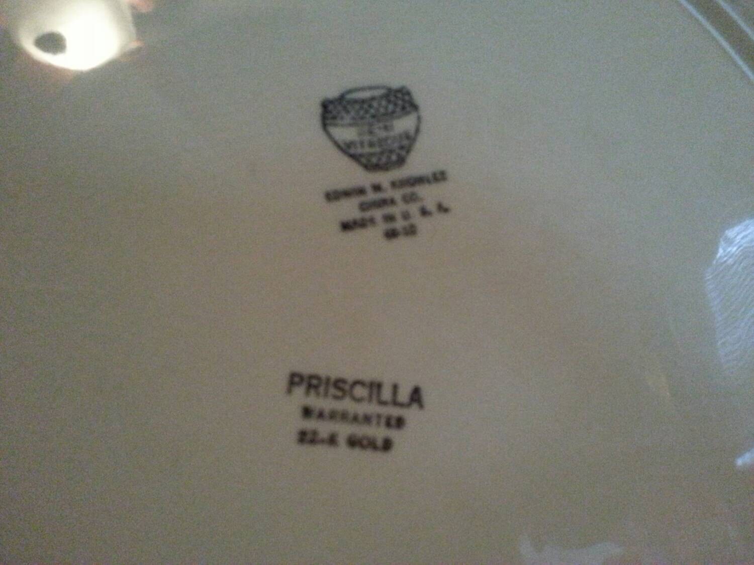 Edwin Knowles Priscilla Platter - Etsy