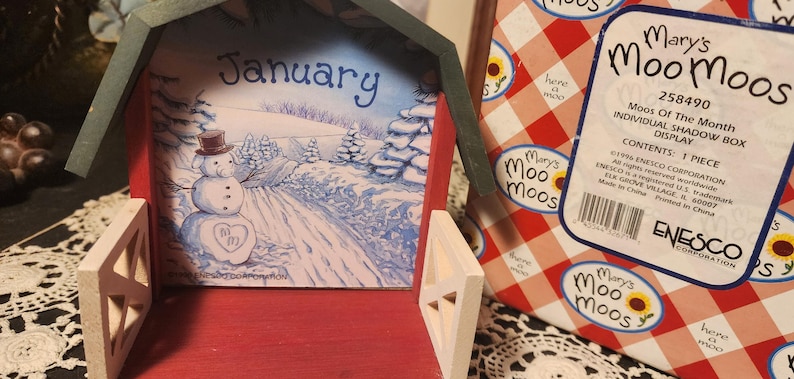 Mary's Moo Moos Moo of the Month Individual Display - Etsy