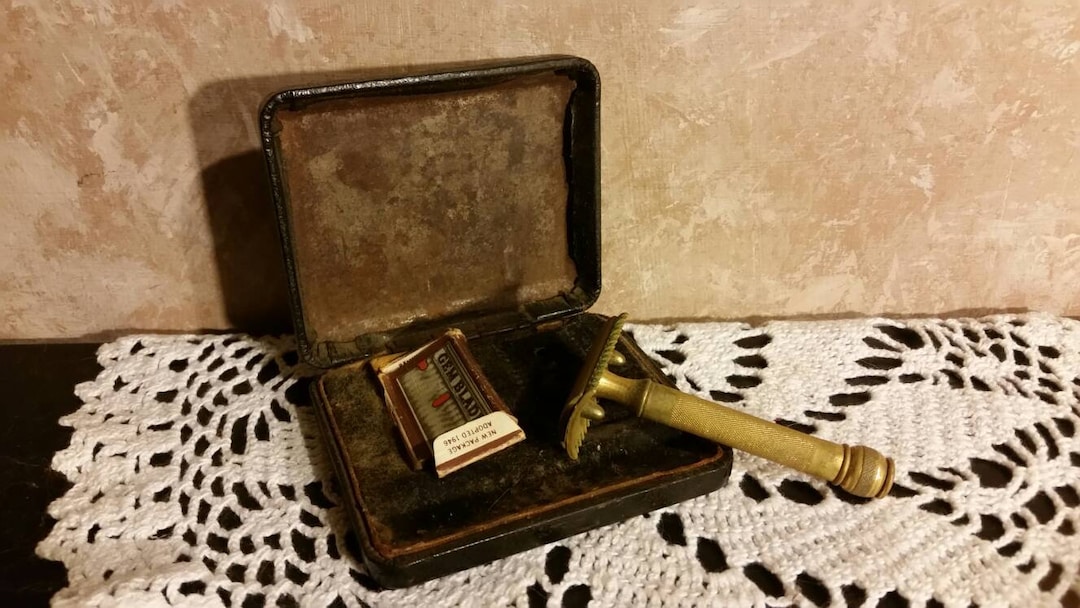 Gillette Gem Razor in Case With Blades - Etsy