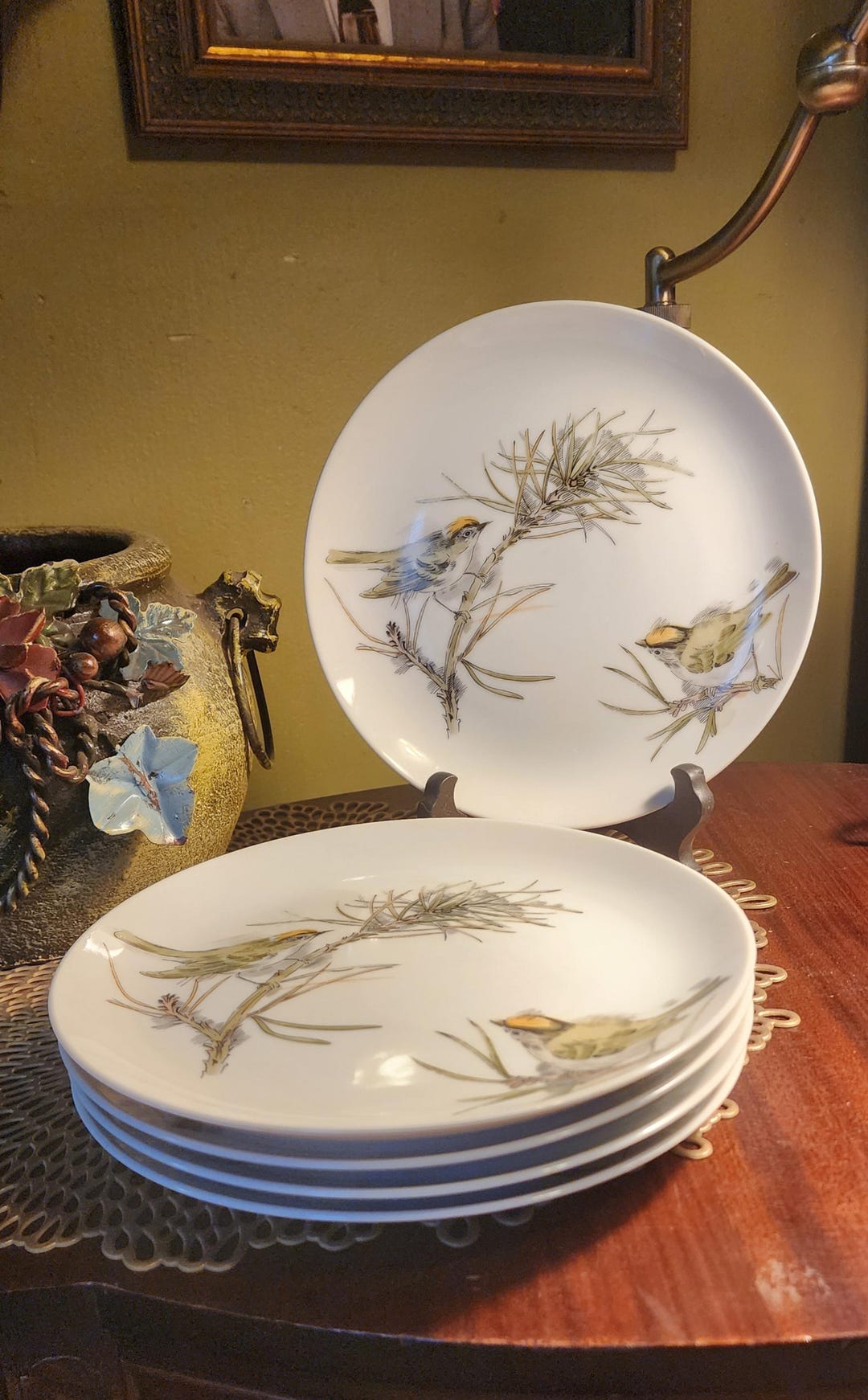 Songbird by Enesco Lunch Plate - Etsy