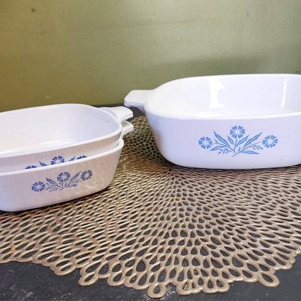 Corningware Blue Cornflower Casserole - Etsy