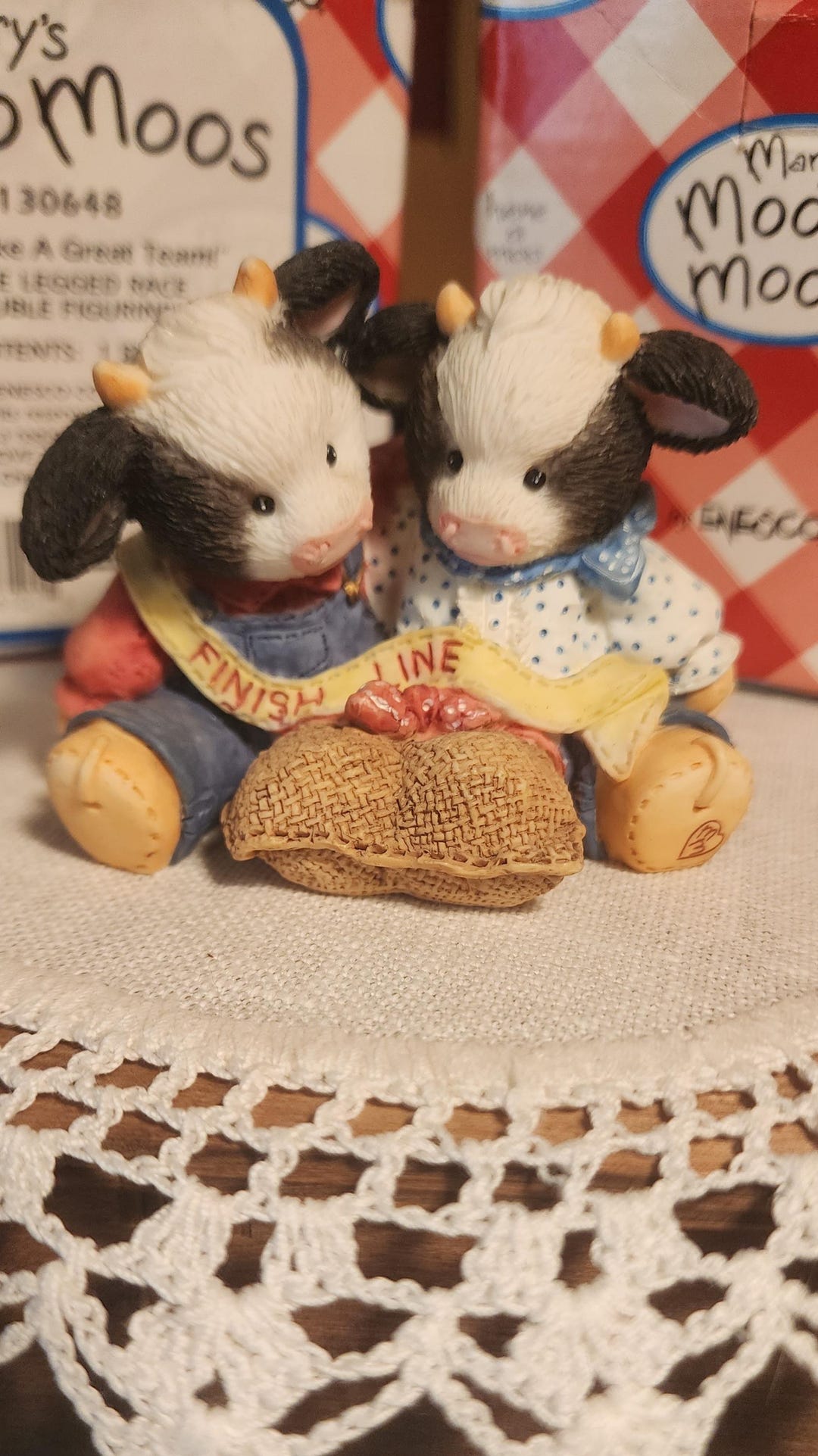 Mary's Moo Moos We Make a Great Team #130648 Original Box Included - Etsy