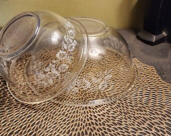 Pyrex Daisy Mixing Bowls Set of 4 - Etsy