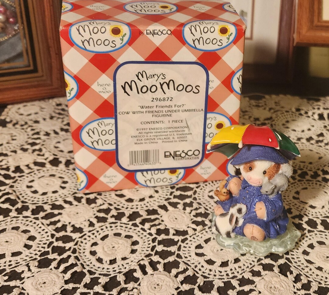 Mary's Moo Moos "water Friends For?" #296872 Vintage - Etsy