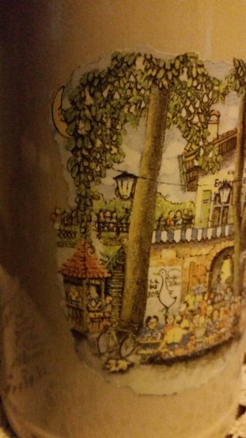 German Scene Depicted on a 1 Liter Stein - Etsy