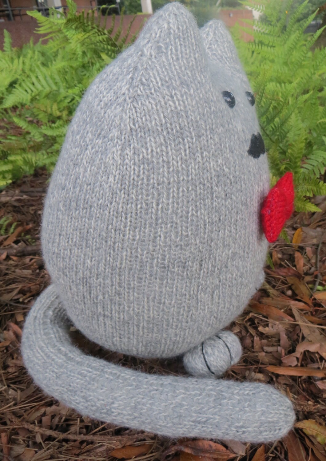 Irving the Dashing Gentlecat Wool Plush Toy - Etsy