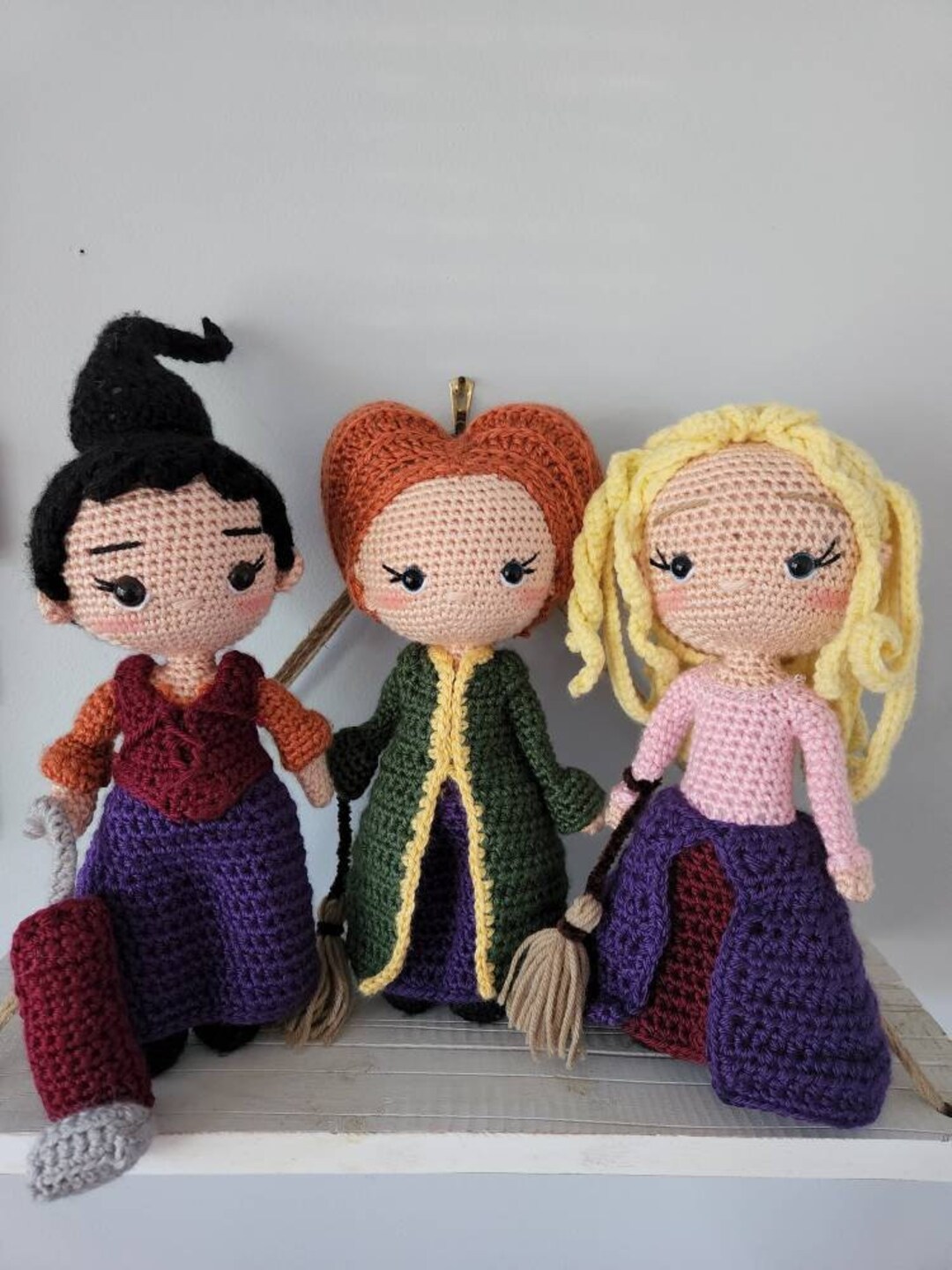 Sanderson Sisters Plush Toy - Hocus Pocus, Brooms Included! - Etsy