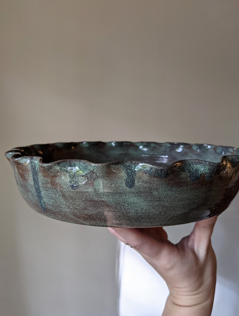 Handmade Pottery Pie Plate - Etsy