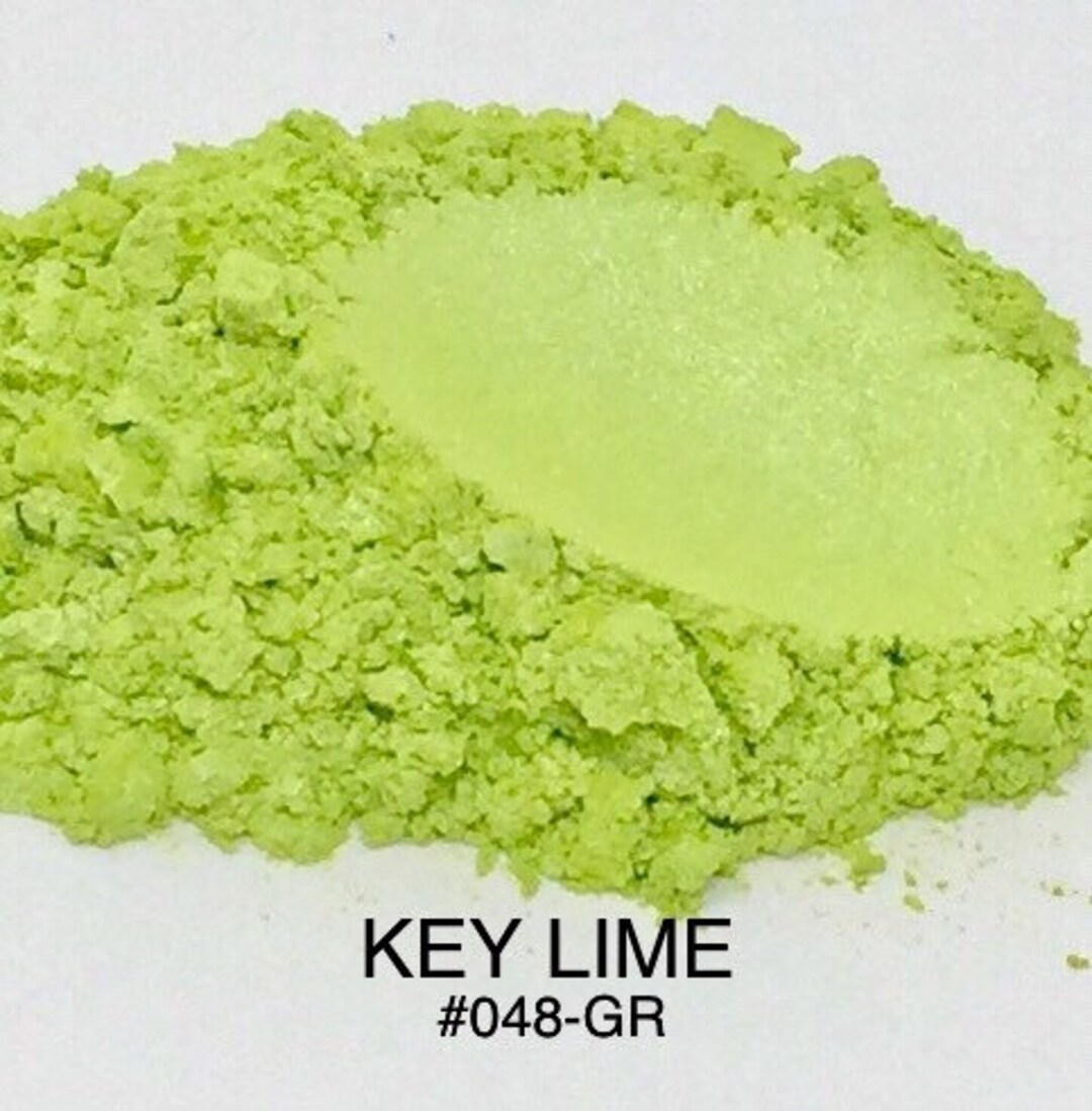 Funshine Colors " KEY Lime" Mica Pigment Powder (10g, 20g, or 28g Sizes ...
