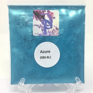 Funshine Colors "azure" Mica Pigment Color Powder (10g, 20g, or 28g ...