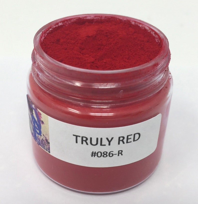 Funshine Colors truly Red Mica Pigment Powder in - Etsy