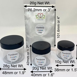 Funshine Colors "red Aurora" Interference Mica Pigment Powder (10g, 20g ...