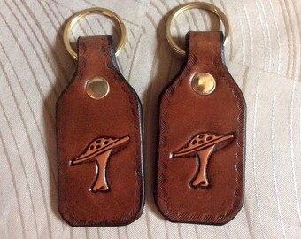 Mushroom keychain | Etsy