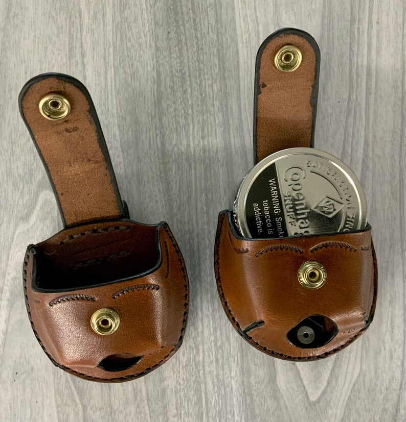 Snake Snuff Casesnuff Can Holderleather Snuff Can - Etsy