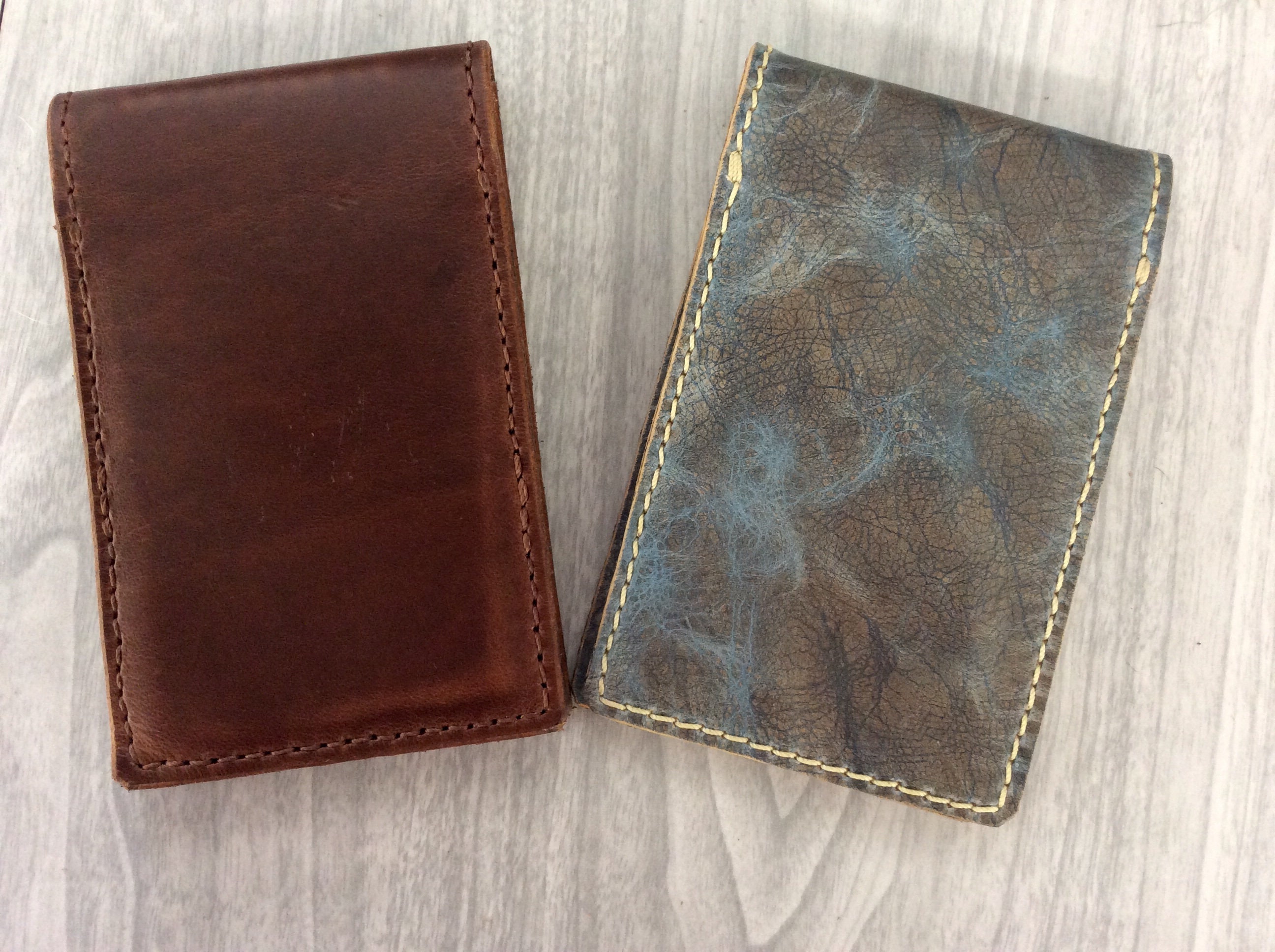 Leather Flip Note Pad Coversmall Memo Book Cover Mini Note | Etsy