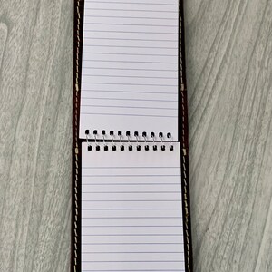 Leather Flip Note Pad Cover,small Memo Book Cover, Mini Note, 3”x5 ...